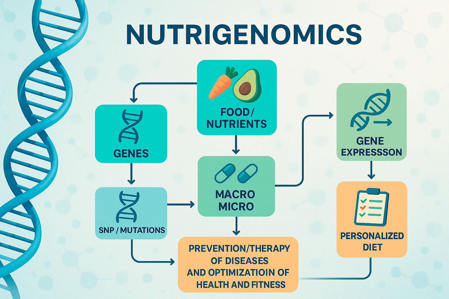 Nutrigenomics, epigenetics, and nutrition in Biohacking strategy